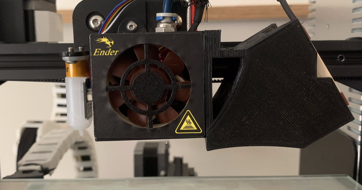 Ender 3 Part Cooling Fan Mount Noctua A4x20 by ScootyBooty | Download ...