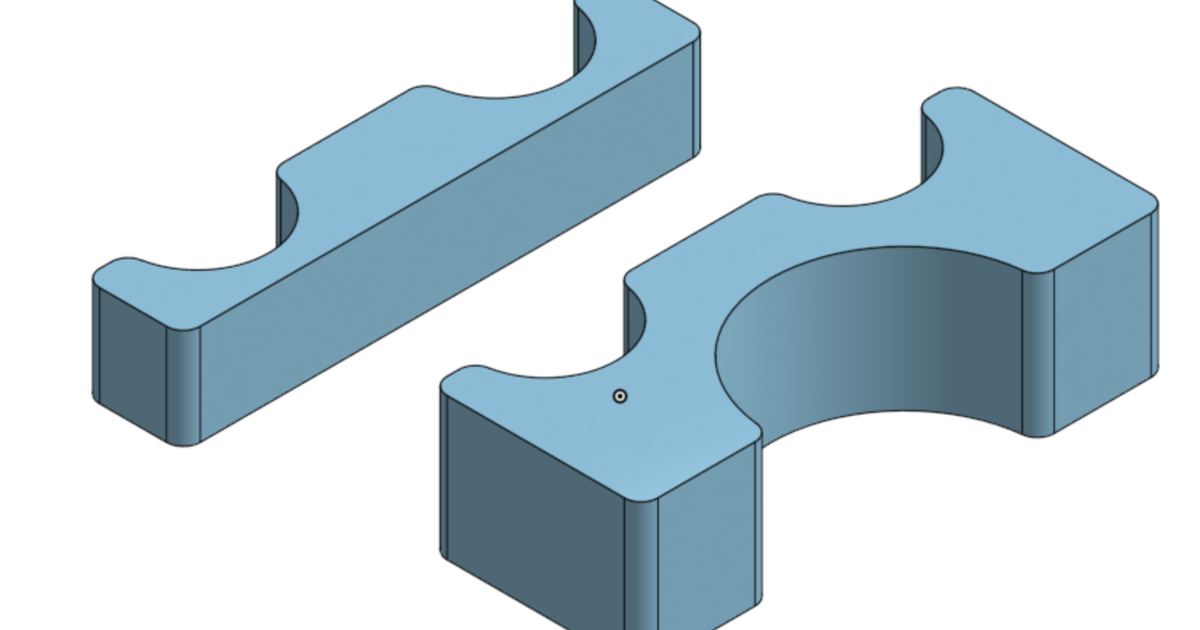 Slow Roller Supports - 27/32 inch by roperb | Download free STL model ...