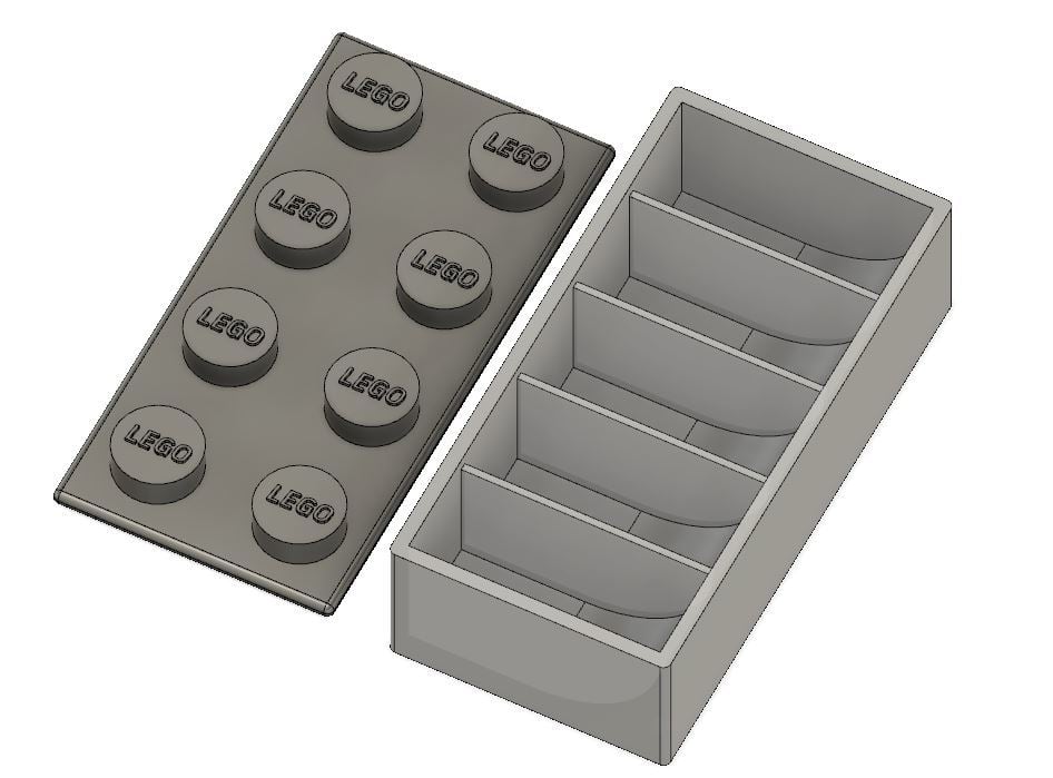 Lego storage Box for Small Parts by The Godhead | Download free STL ...