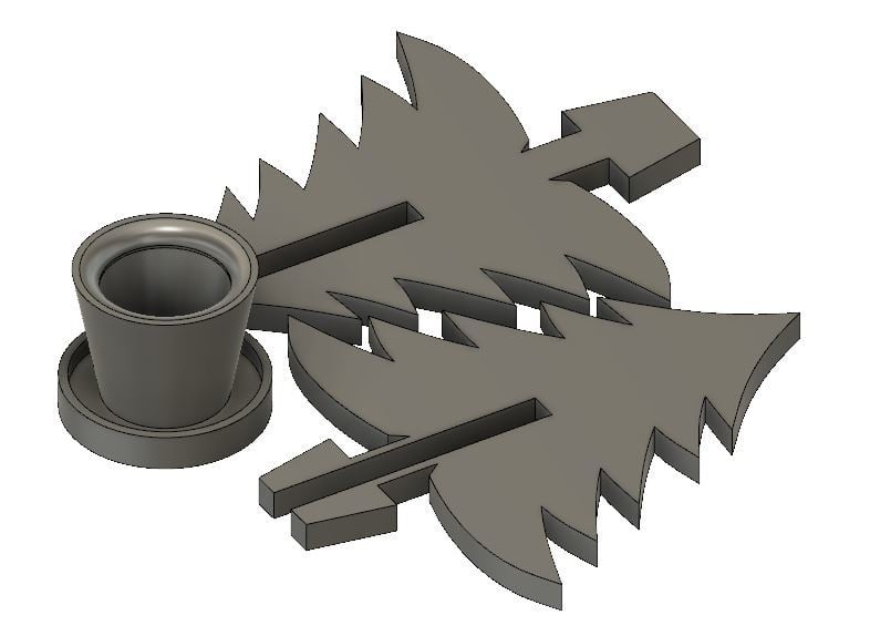 Christmas Tree Decoration with Pot by The Godhead | Download free STL ...