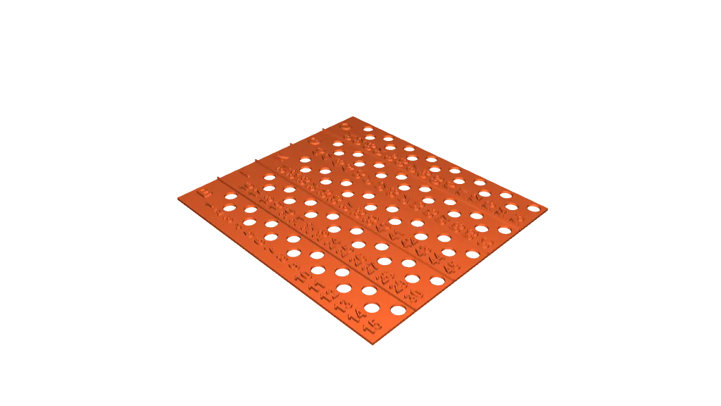 BINGO Ball Holder Board by Chad Margetts | Download free STL model ...