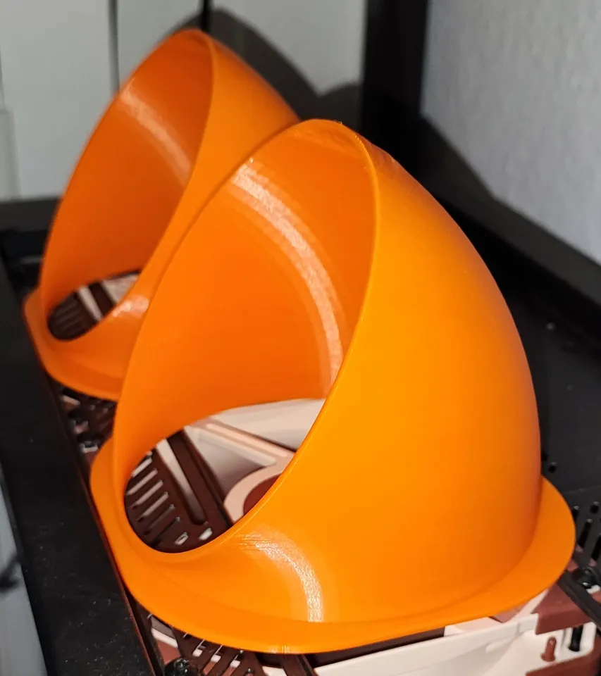 120mm Fan Shroud 60° Angle by w3rN42 | Download free STL model ...