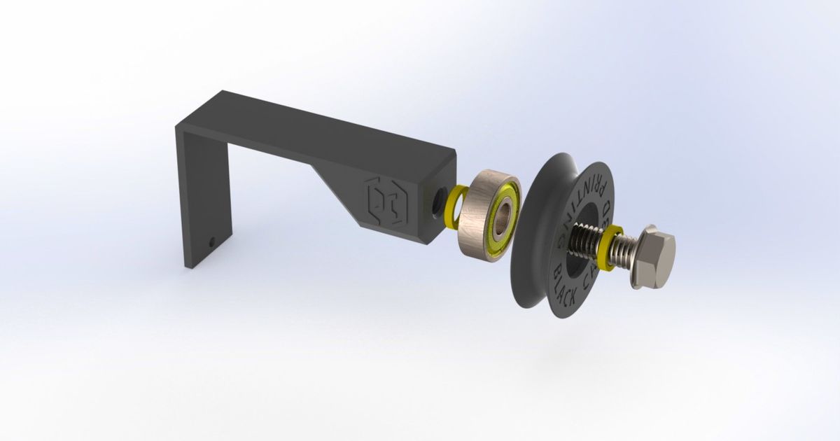 Filament Guide Wheel Bracket With Ball Bearing For Artillery Genius ...