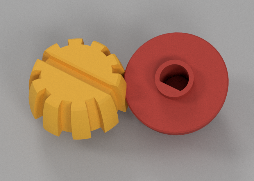 Volume knobs for 6mm axle by Bas | Download free STL model | Printables.com