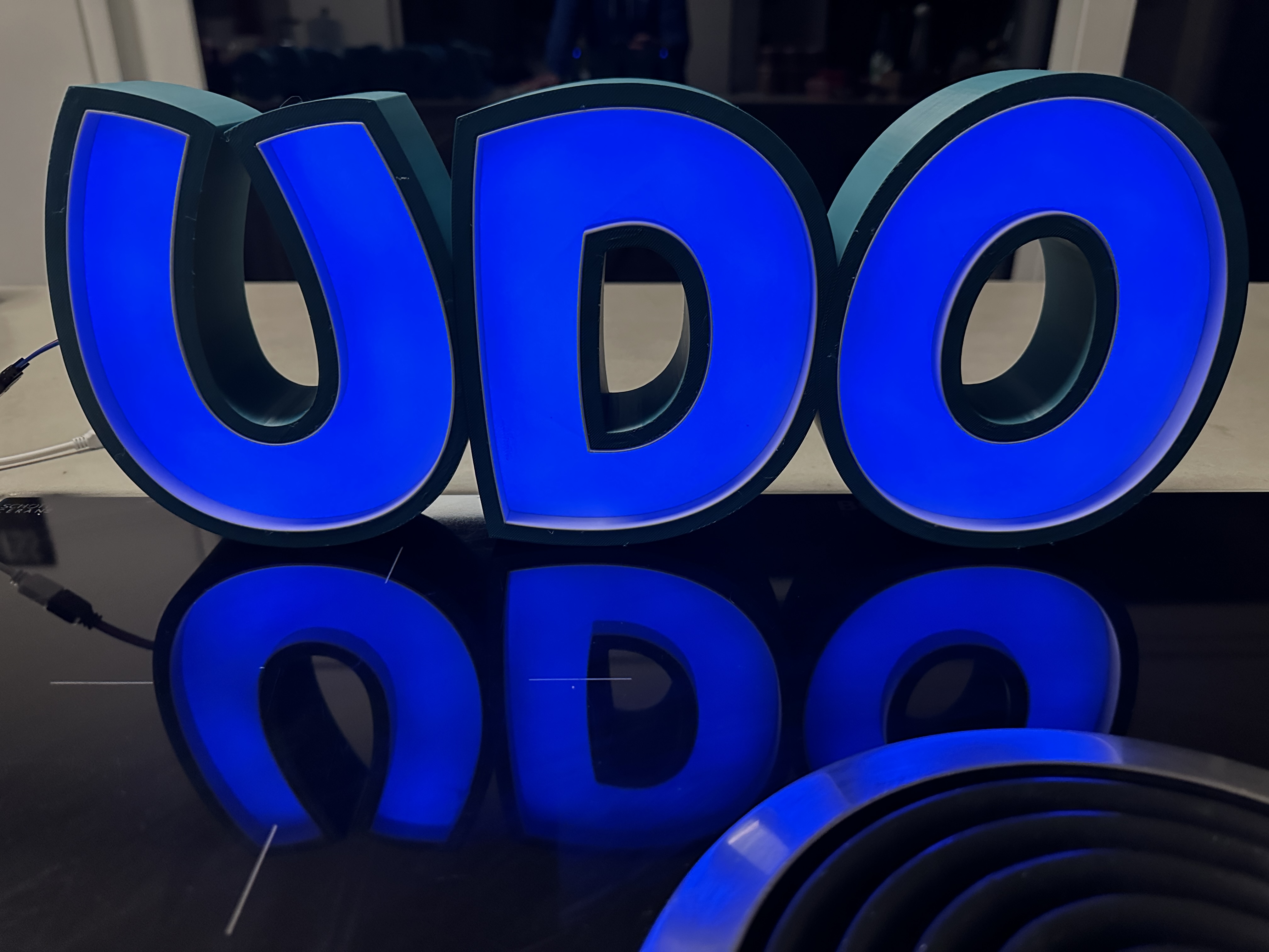 UDO LED- Namenslampe (Name lamp) by Tomsen | Download free STL model ...