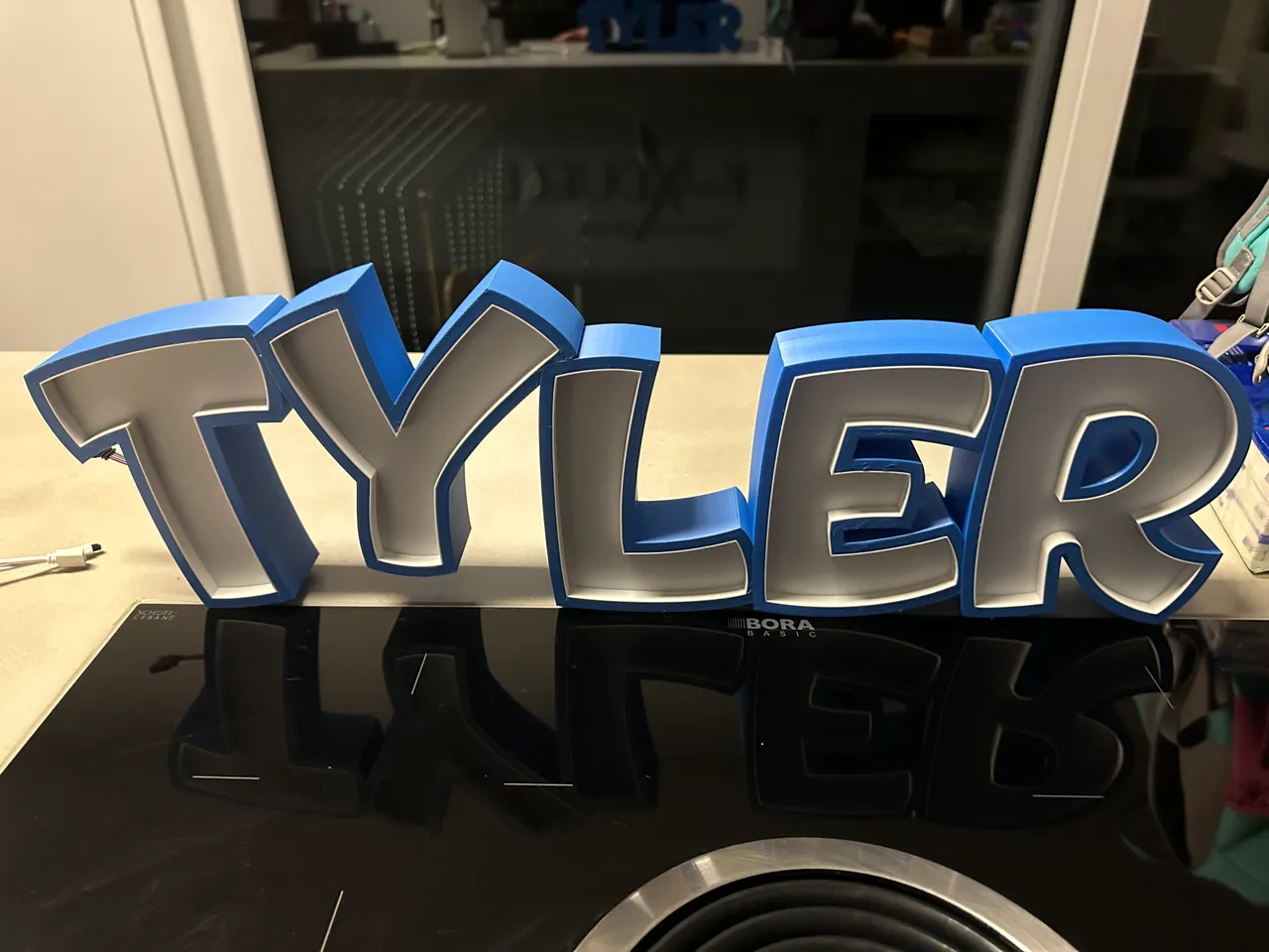 TYLER LED- Namenslampe (Name lamp) by T-D3SIGN | Download free STL model | Printables.com