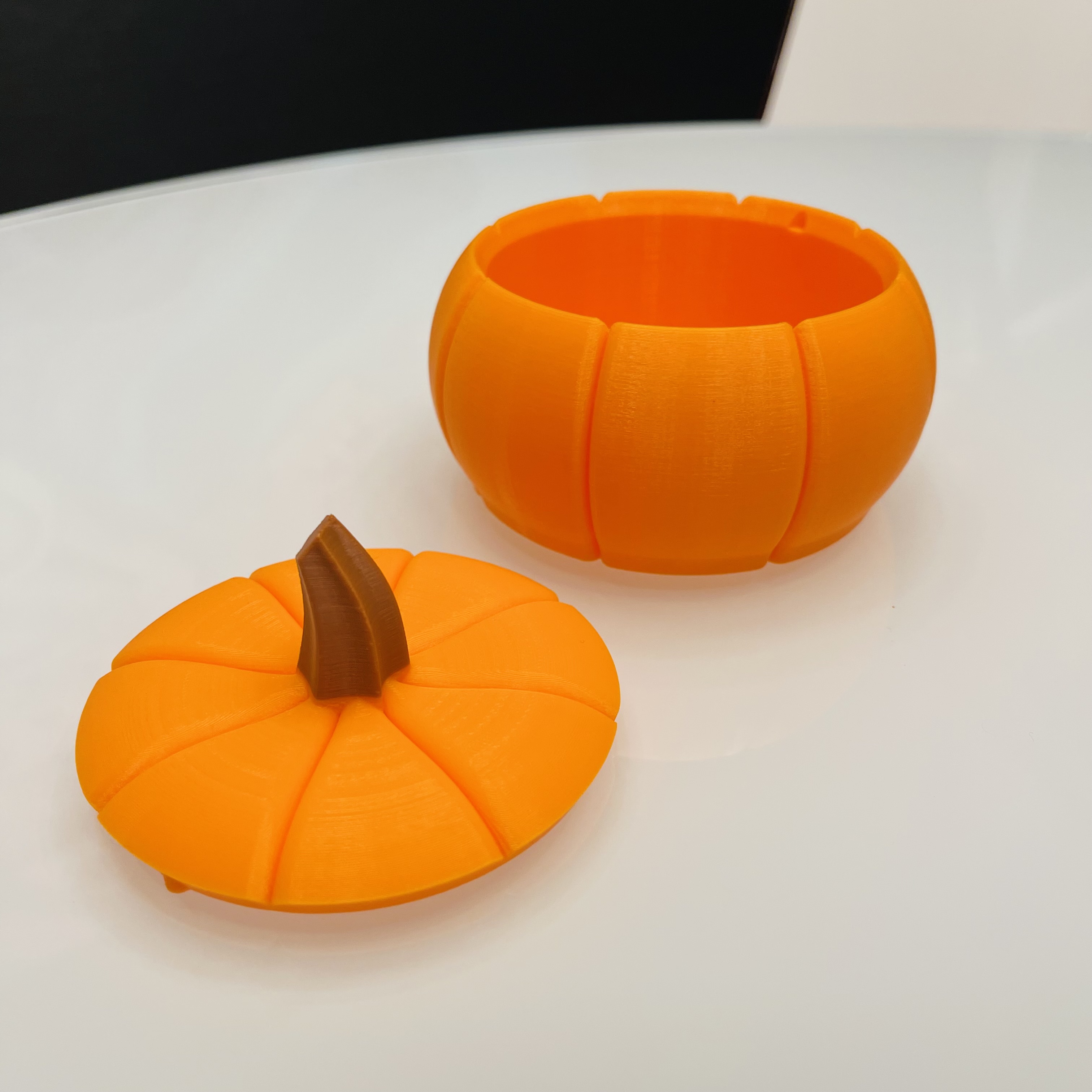 Pumpkin Container by aki3d.ca | Download free STL model | Printables.com
