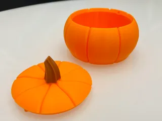 Pumpkin Container by aki3d.ca | Download free STL model | Printables.com