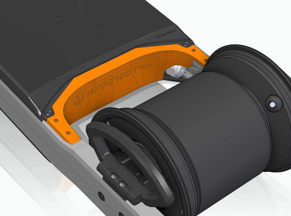 HYPERFORMA_Floatwheel ADV-ADVPro Mini Fender +12 mm + Mudguard + Delete ...