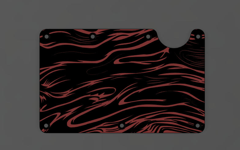 Ridge Wallet Custom Plates by JSMPF | Download free STL model ...