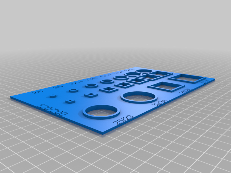 Precision Test by PORCOMASTER | Download free STL model | Printables.com