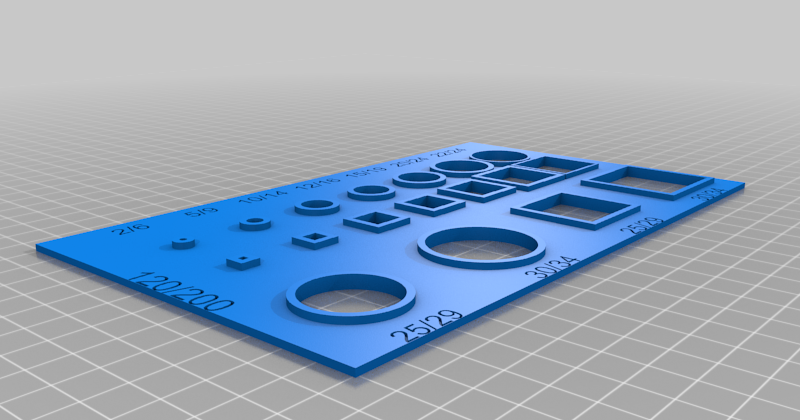Precision Test by PORCOMASTER | Download free STL model | Printables.com