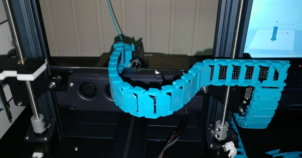 Elegoo Neptune 4/4PRO Cable Chain (New 90deg mount & Z mount to connect ...