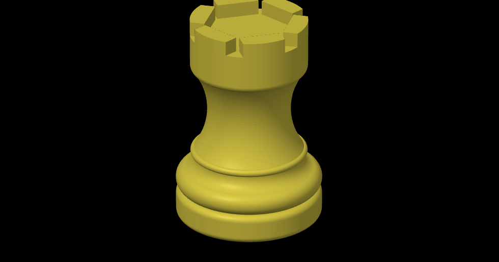 Rook Chess Piece Test by DeclanD_ | Download free STL model ...