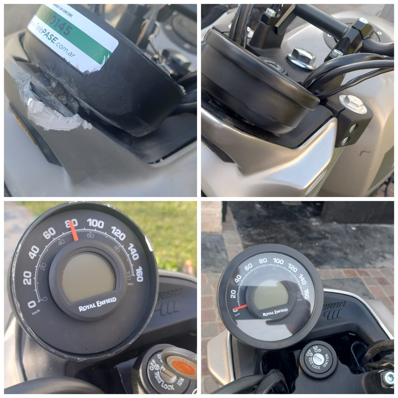 Royal Enfield Scram 411 speedometer top case by Manu Paolantonio ...