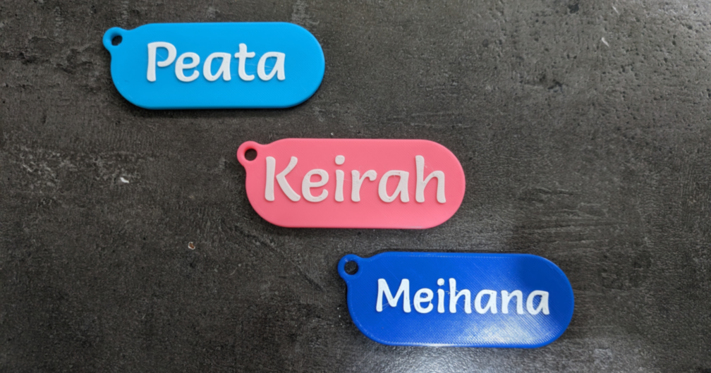 Personalized Bag/Key Tag by Kiwibloke | Download free STL model ...