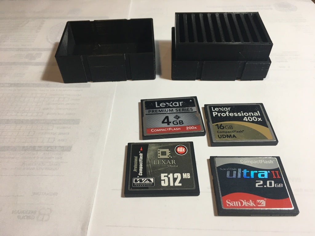 Compact flash x 10 box by Ettienne | Download free STL model ...