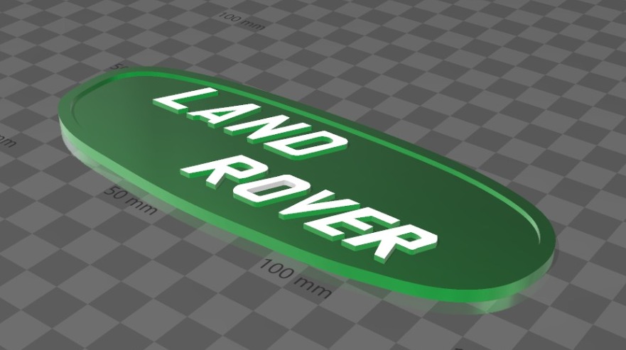 Land Rover Logo by Huf | Download free STL model | Printables.com