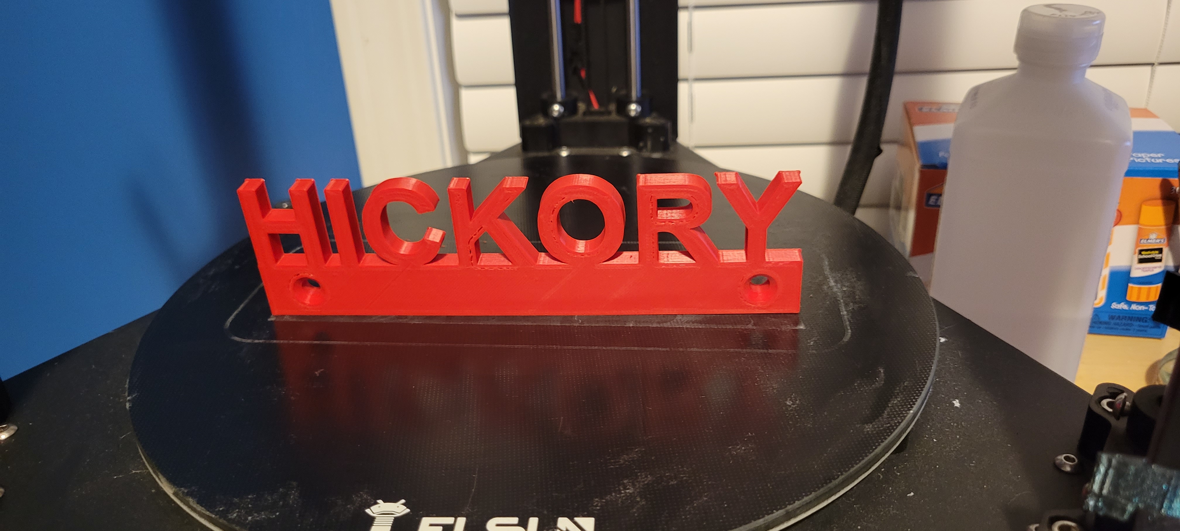 Hickory Placard by Fly Boy | Download free STL model | Printables.com