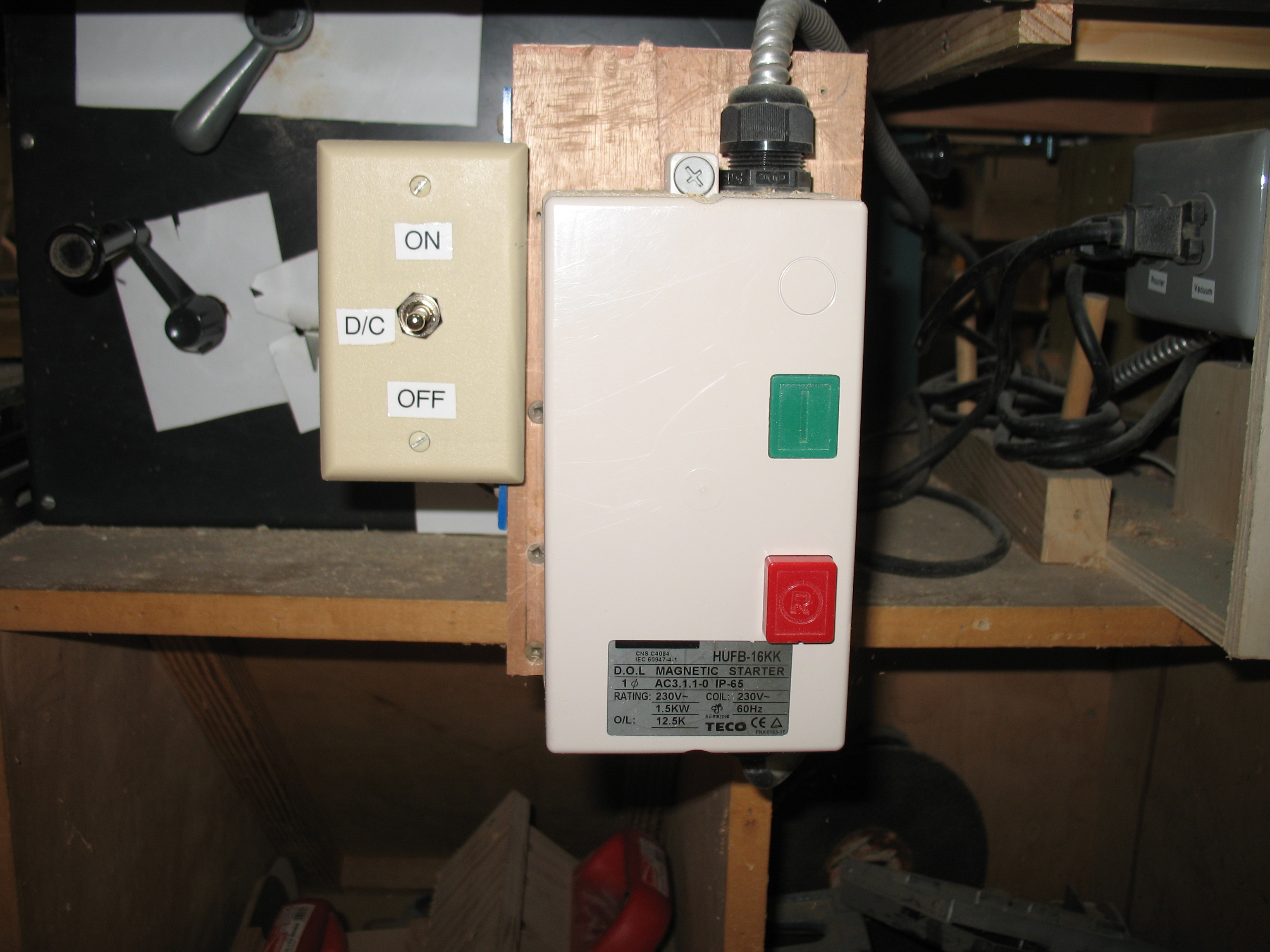 Stop Paddle for Mag Switch on table saw. by Dik Harrison | Download ...