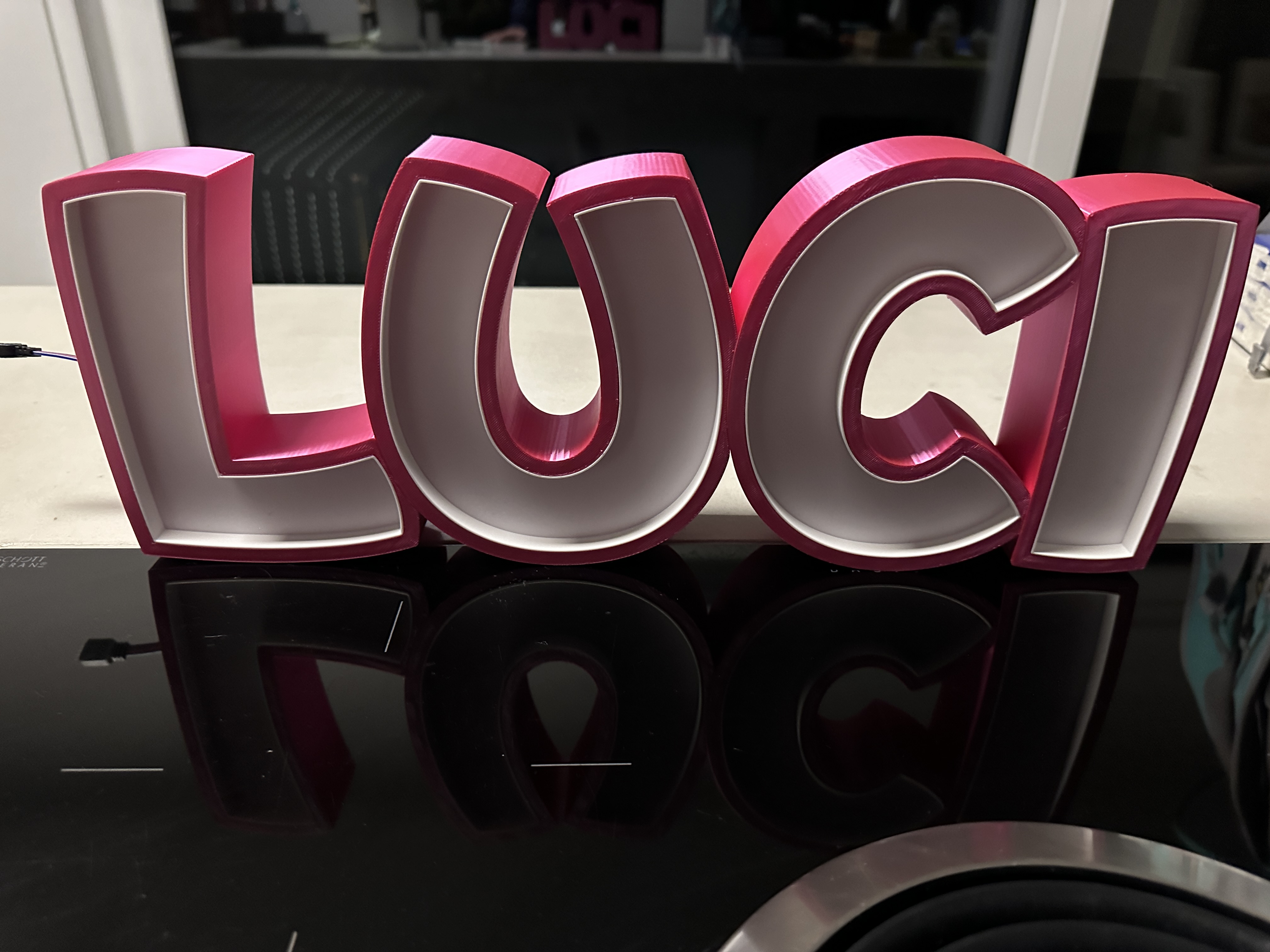 LUCI LED- Namenslampe (Name lamp) by Tomsen | Download free STL model ...
