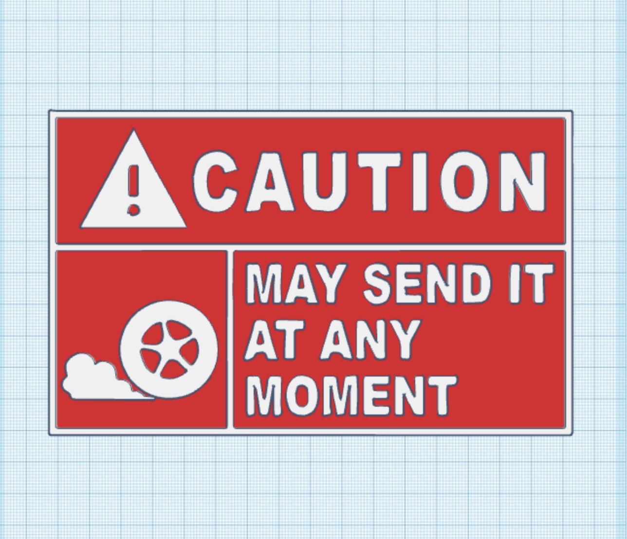 Send it - sign von Luther | Kostenloses STL-Modell herunterladen ...