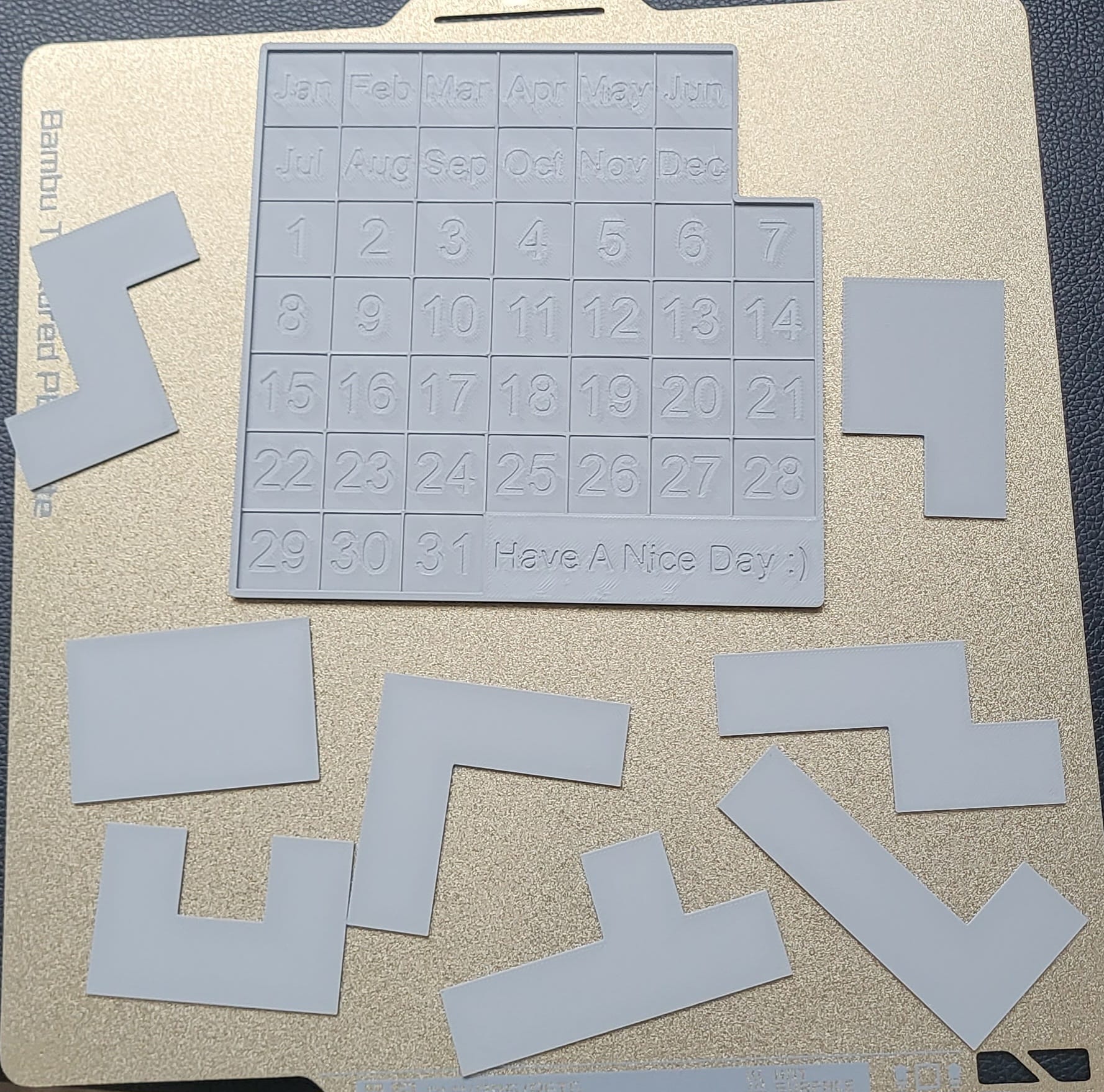 Daily Puzzle by Emvi 3D | Download free STL model | Printables.com