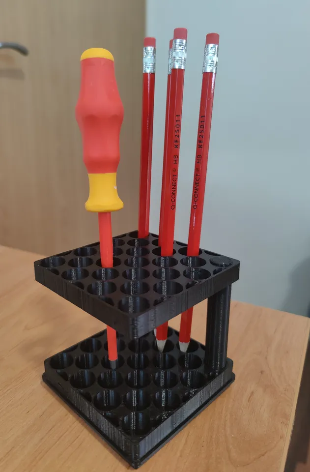 Gridfinity pen/pencil stand (no glue) by Adam Příhoda | Download free ...