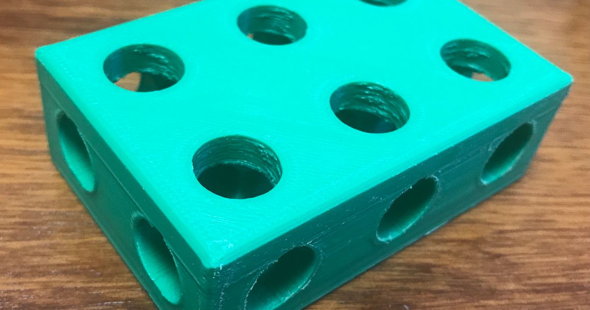 Parametric setup block, chamfered by DaveX | Download free STL model ...