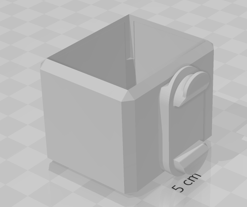 Qube 500 snack holder by baminon | Download free STL model | Printables.com