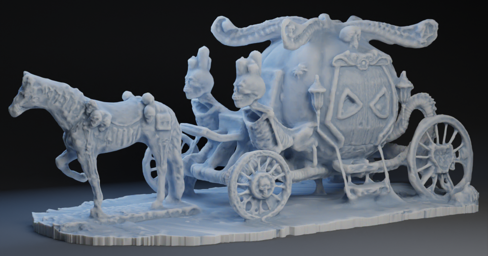 Halloween Stagecoach by Peter Farell | Download free STL model ...