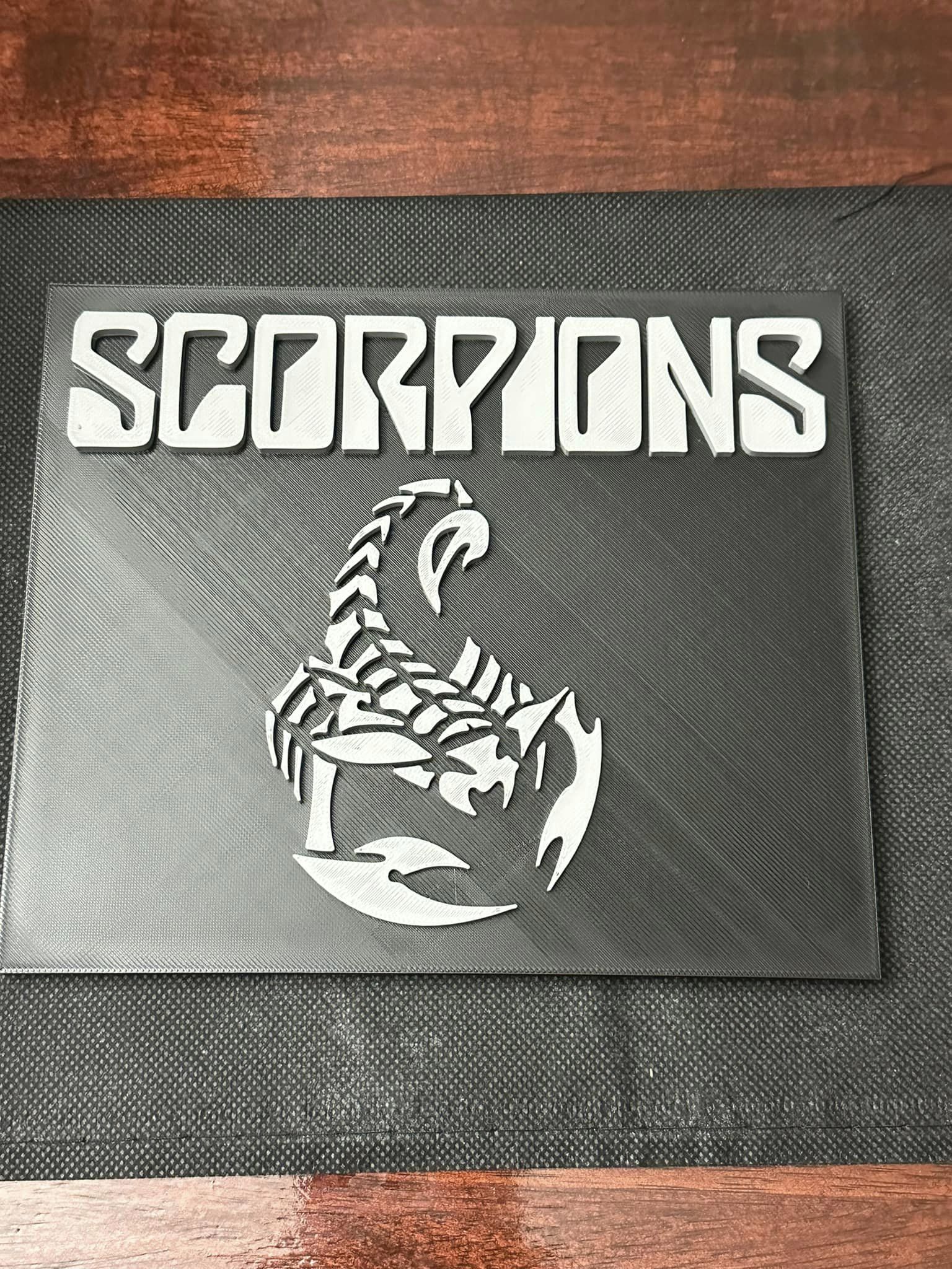 Scorpions 80's Band Sign by rsnider2 | Download free STL model ...
