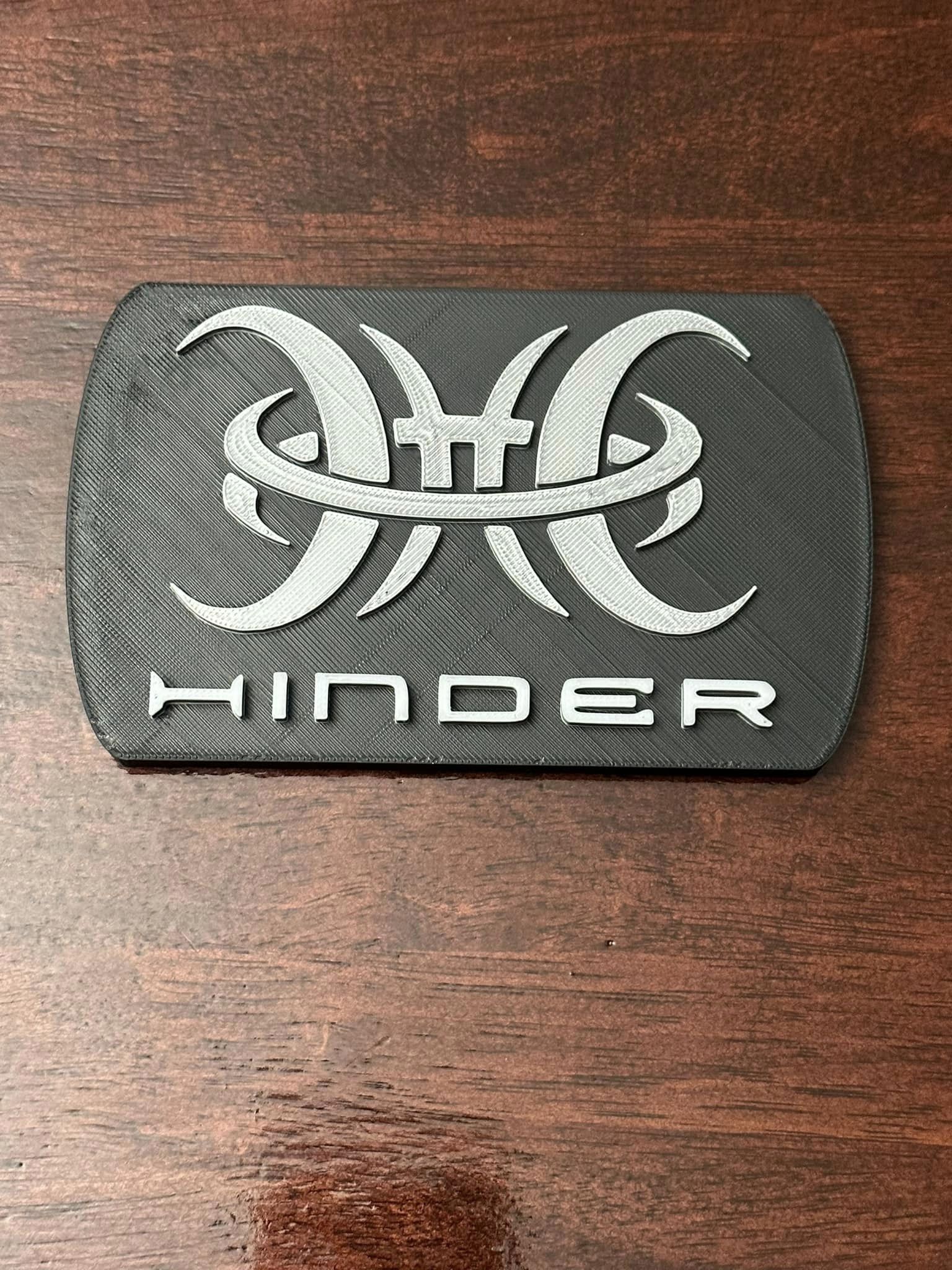 Hinder Band Sign by rsnider2 | Download free STL model | Printables.com