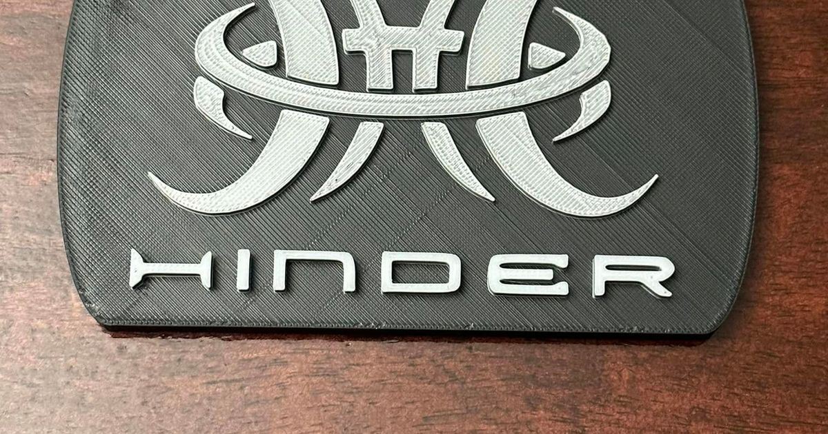 Hinder Band Sign by rsnider2 | Download free STL model | Printables.com