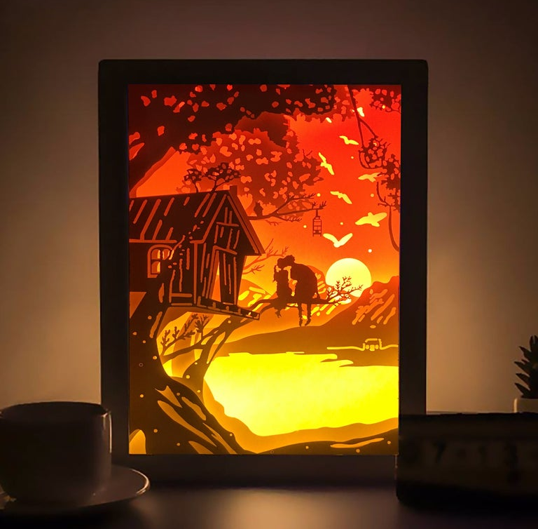 tree love lightbox by tecnoculebras | Download free STL model ...