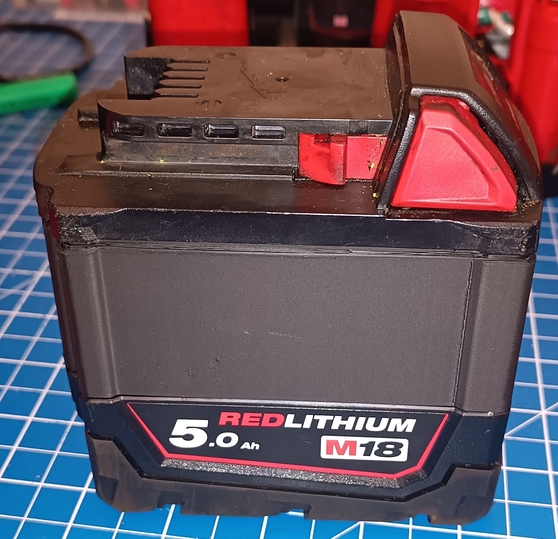 Milwaukee M18 42mm battery extension von Karst | Kostenloses STL-Modell ...