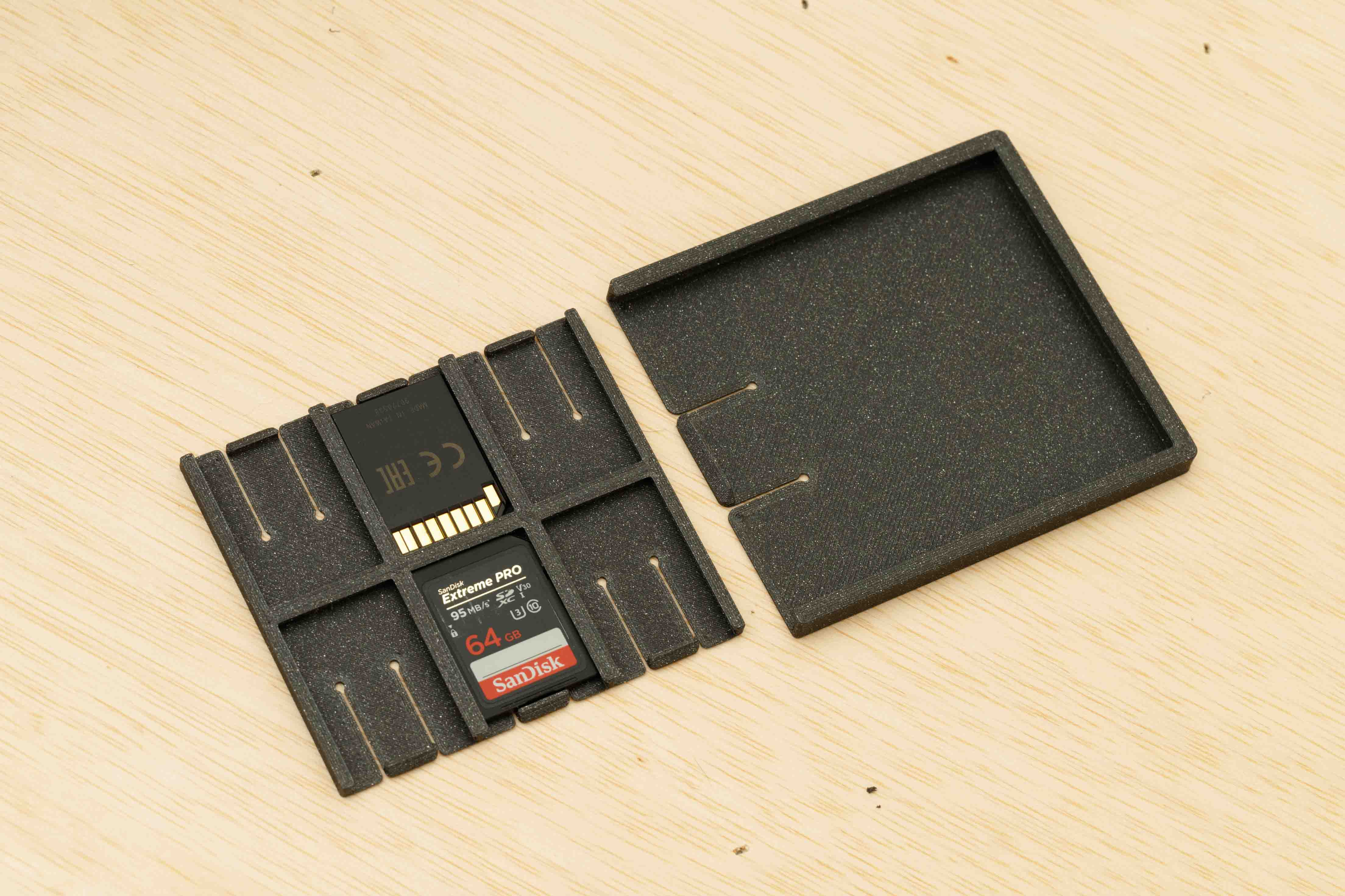 Secure Flat SD Card Holder by trtr6842 | Download free STL model ...