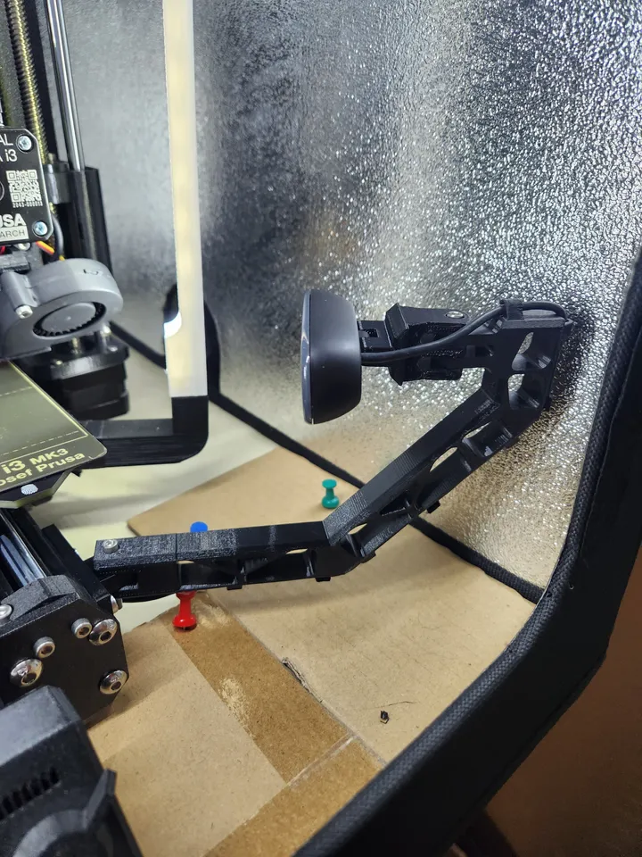 C270 Logitech TSlot Camera Mount by Madcamper | Download free STL model ...