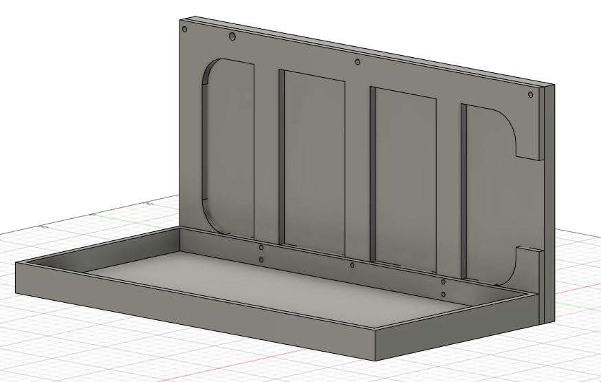 HUB75 P5 Matrix Panel Stand by TreasureDev | Download free STL model ...