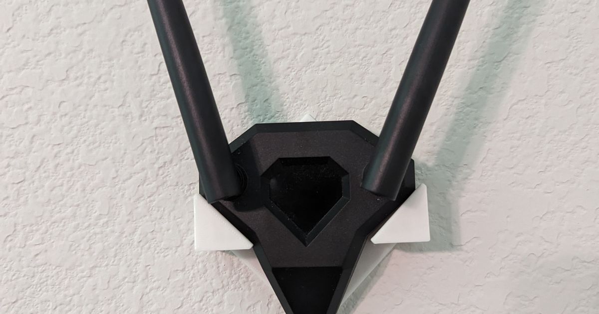 Triangle Wifi Antenna Wall Mount by Cory C | Download free STL model ...