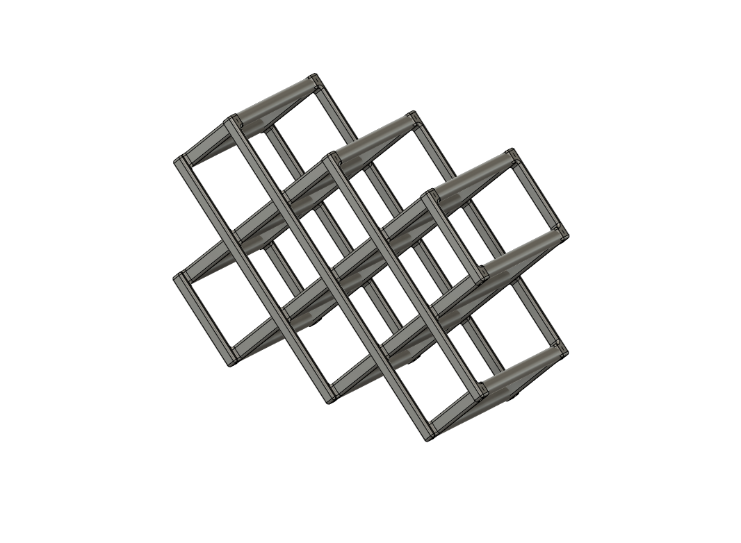 Lattice Bottle Holder by Tyler Nielsen | Download free STL model ...