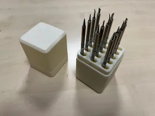 Storage Box for T12 Soldering Tips by Pakue | Download free STL model ...