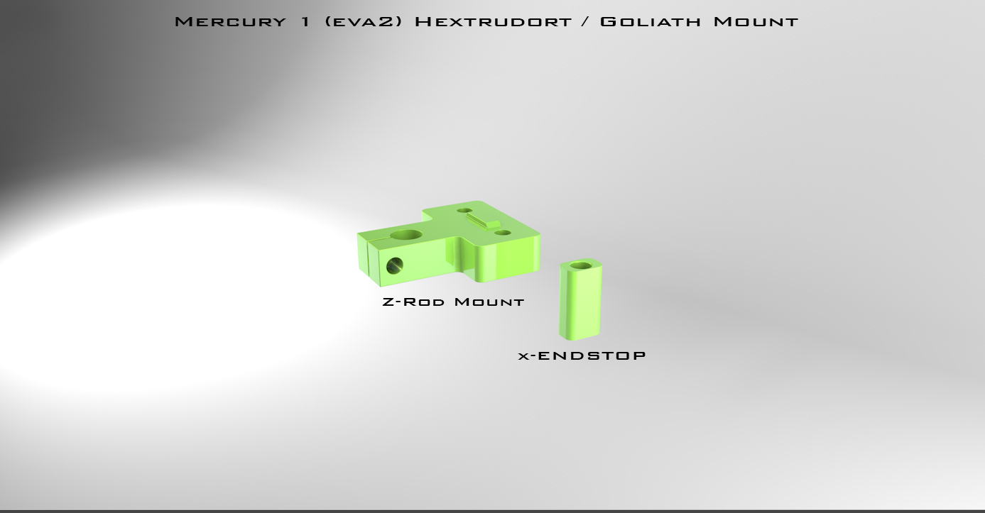 Eva 2.4 Hextrudort / Goliath Air Mount by JSTBCUZ | Download free STL model | Printables.com