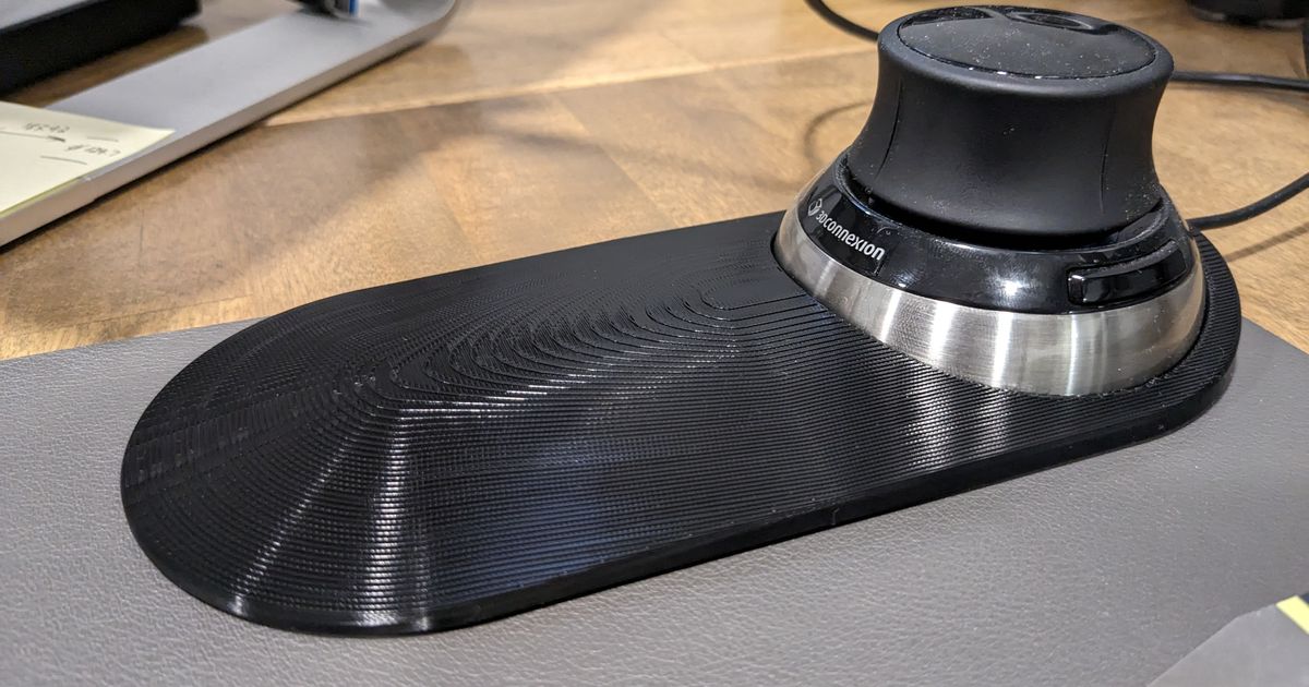 Palm Rest for 3D Space Mouse by SportRotary | Download free STL model ...