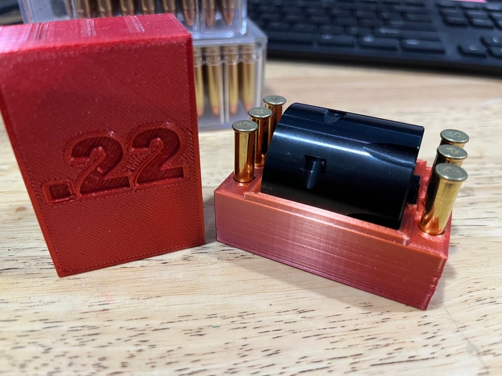 .22LR/.22Mag Case with bullets by Newbie Yep | Download free STL model ...