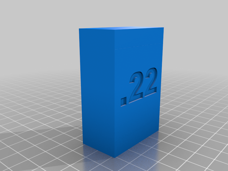 .22LR/.22Mag Case with bullets by Newbie Yep | Download free STL model ...