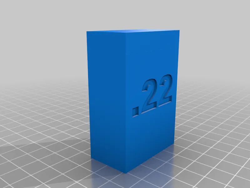 .22LR/.22Mag Case with bullets by Newbie Yep | Download free STL model ...