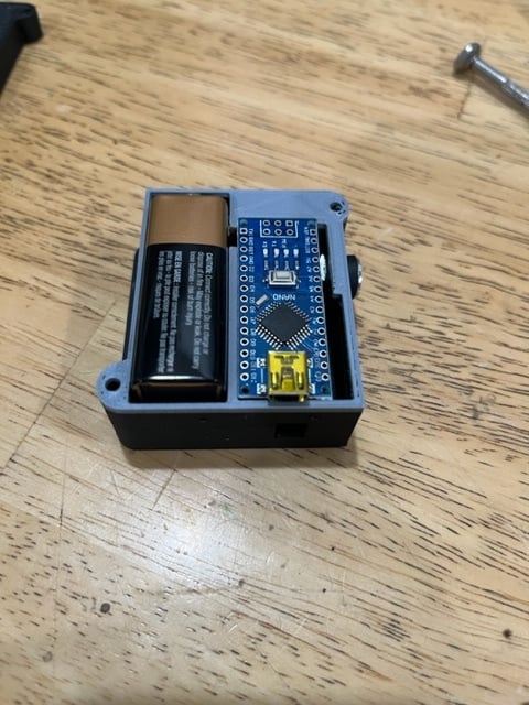Arduino Nano V1 Case with 9V Battery Compartment and more by Newbie Yep ...