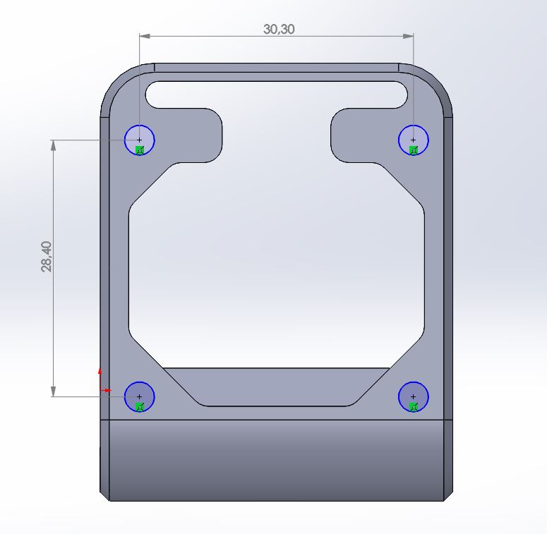 Simple holder for 1.3 inch 128x64 OLED display module by ...