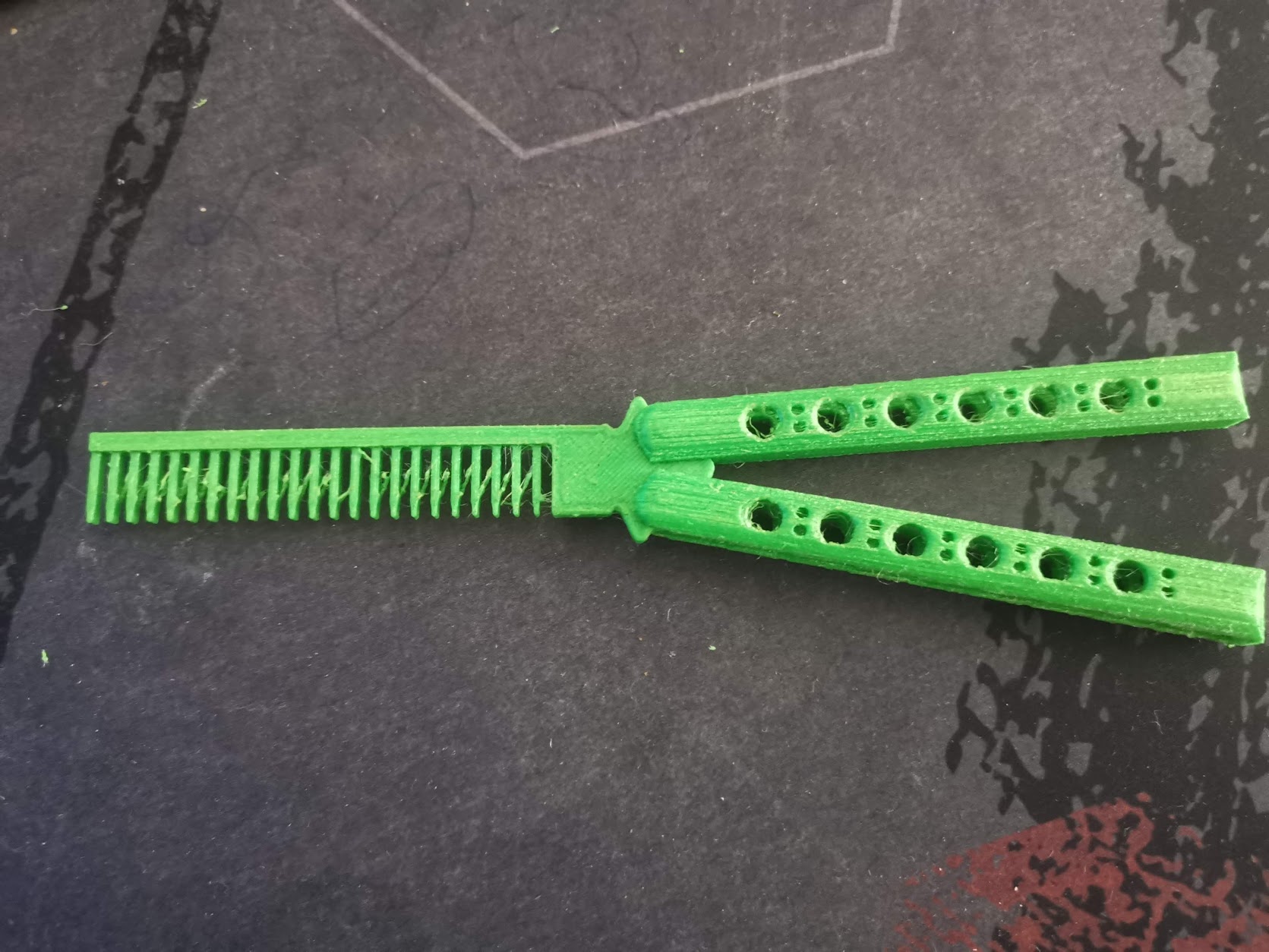 Simple hair cut knife by Fly N Hy | Download free STL model ...